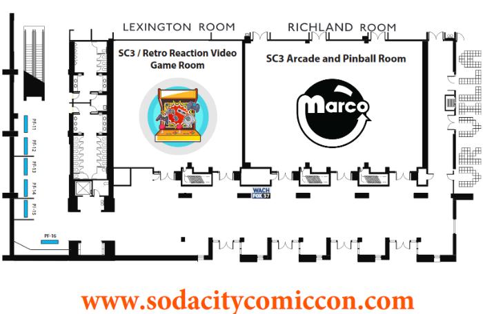 Floorplan & Exhibitor/Artist List | Soda City Comic Con Columbia SC